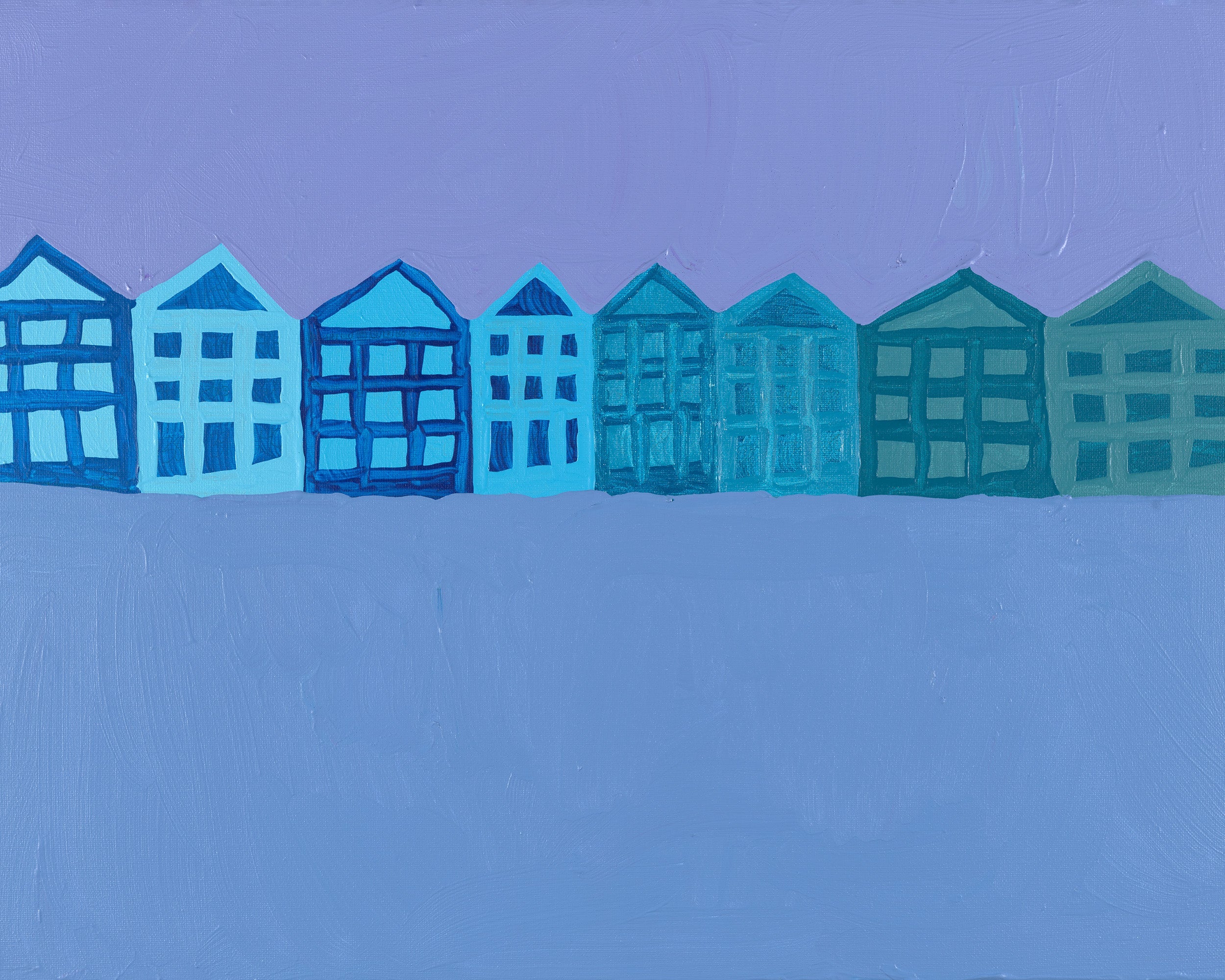 Blue Houses 1 – ArtLifting