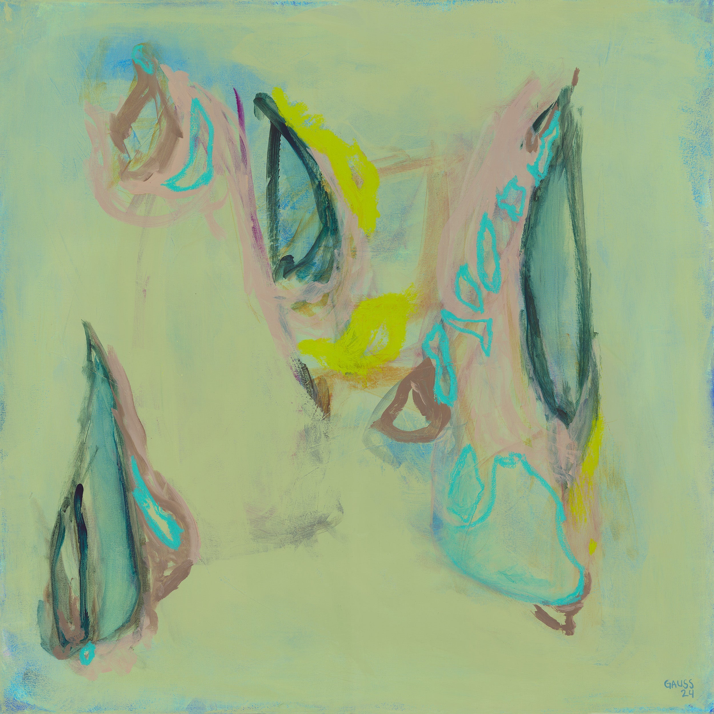 Beautiful Marks on a Sage Green Canvas – ArtLifting