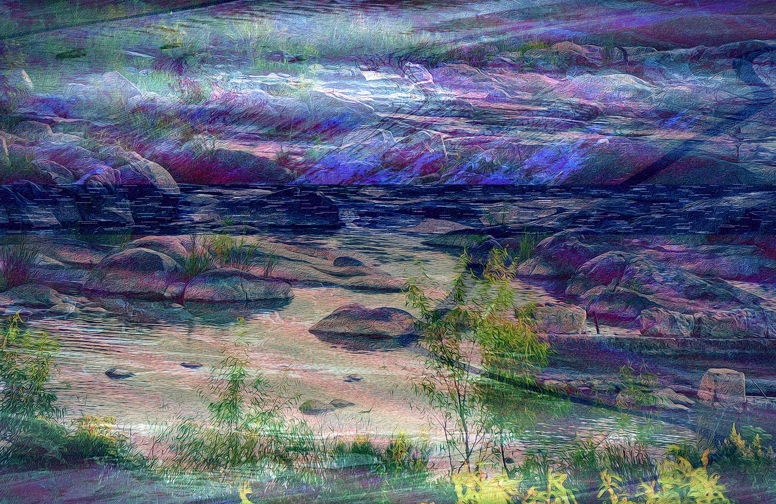 Medina River Rocks – ArtLifting