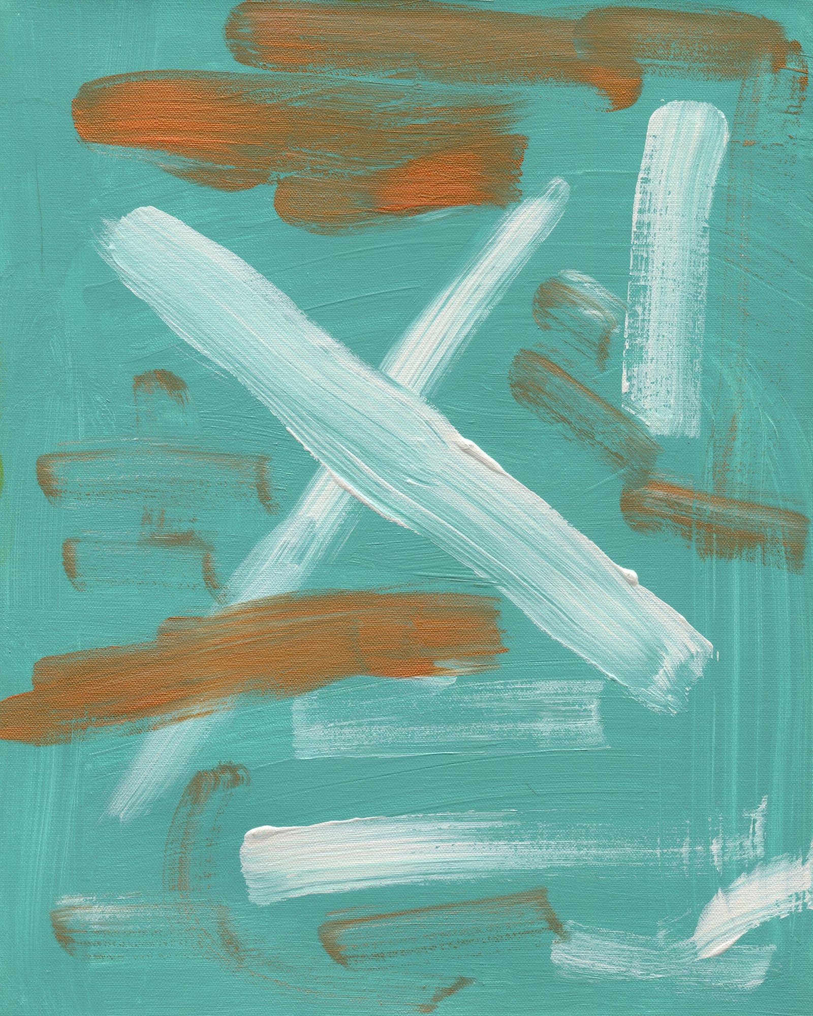 Lines in Aqua – ArtLifting
