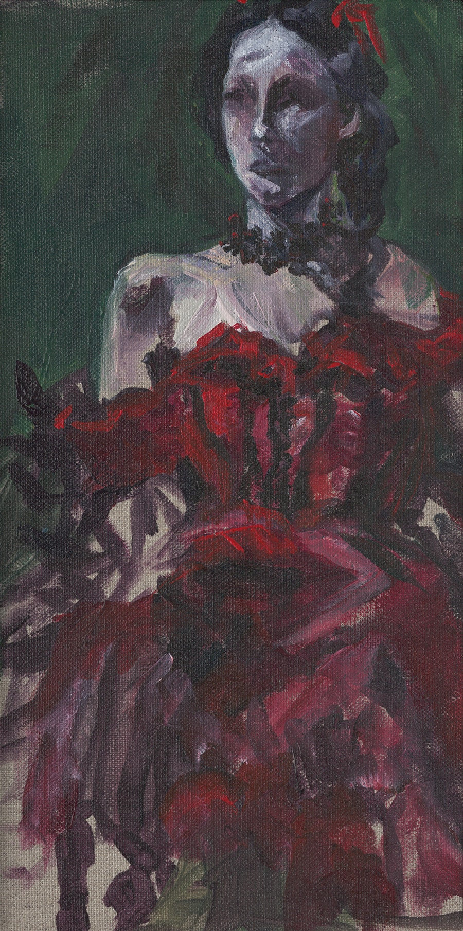 Flamenco Dancer in Red – ArtLifting