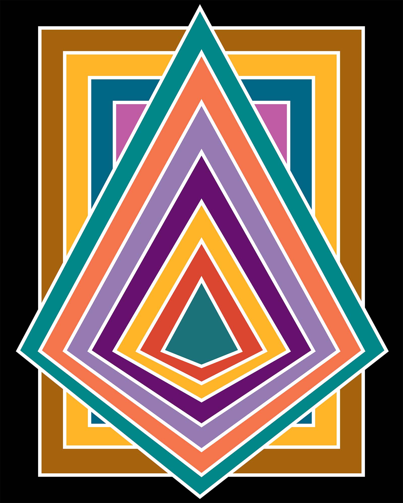 frank stella triangle