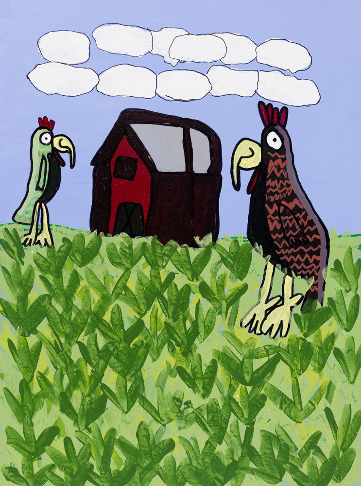 Two Chickens – ArtLifting