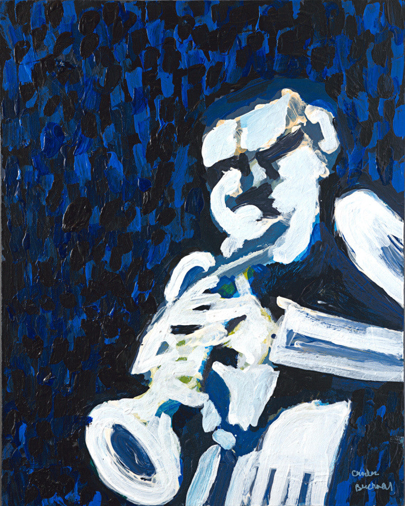 Blue Saxophone – ArtLifting