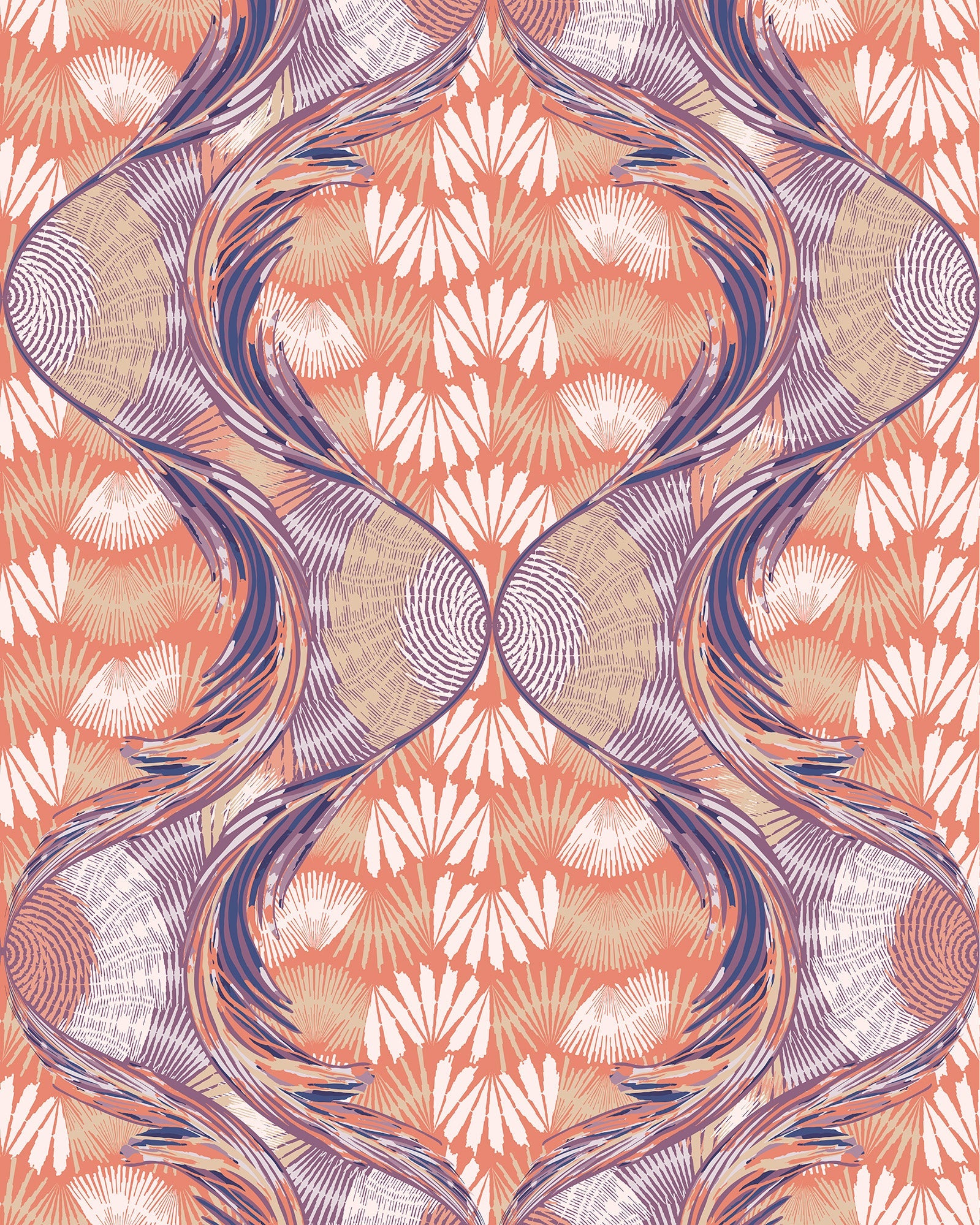Radiant Echoes (Golden Violet) – ArtLifting