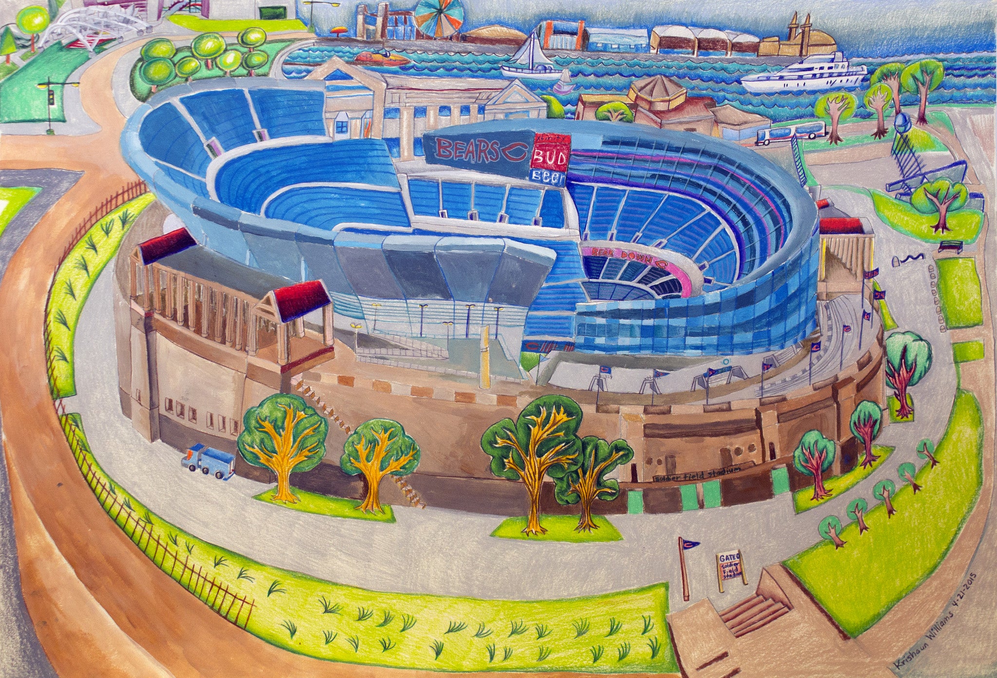 Bears Stadium – ArtLifting